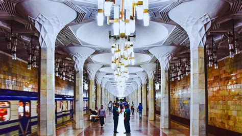 Tashkent Metro Stations Uzbekistans Underground Masterpiece In Pics