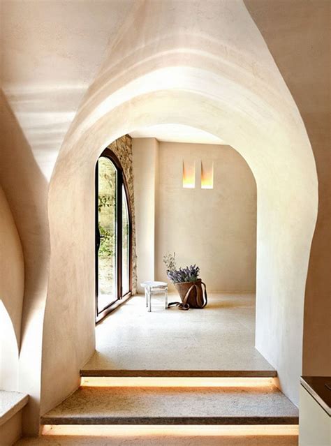 Rammed Earth House Interior