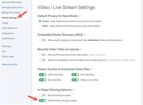How To Enable Embed Code Sharing Through The Sproutvideo Player