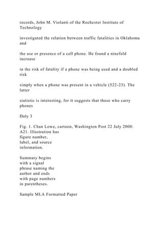 MLA Research Paper Daly Source Diana Hacker Boston Bed Docx