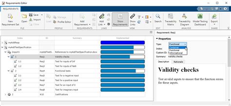 Track Requirements Implementation Progress Matlab And Simulink