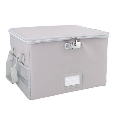 Fireproof Document Box Fiberglass Waterproof Customized Large Capacity