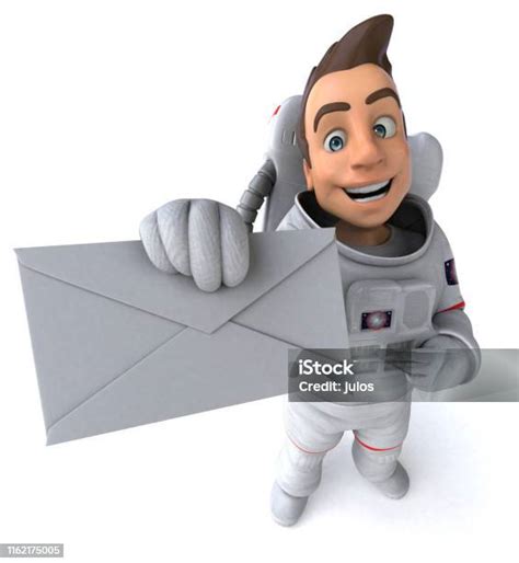 재미있는 우주 비행사 3d 일러스트레이션 3차원 형태에 대한 스톡 사진 및 기타 이미지 3차원 형태 과학 과학자 Istock