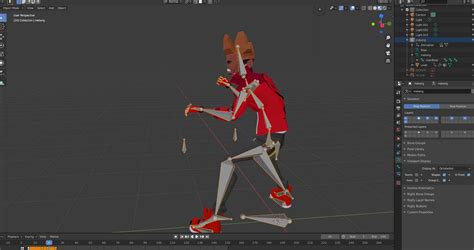 Animation Armature Won T Deform Mesh After Applying The Modifier Blender Stack Exchange