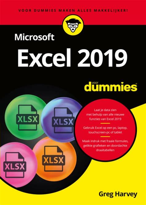 Boek Microsoft Excel 2019 Voor Dummies Geschreven Door Greg Harvey