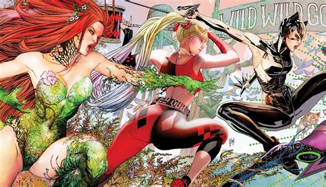 Catwoman Harley Quinn And Poison Ivy Return As Gotham City Sirens