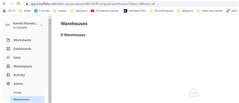 Getting Started With Snowflake Zero To Snowflake Step 4 Warehouse