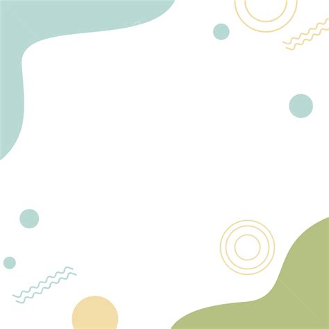 파스텔 색상의 간단한 추상 선 테두리 요약 경계 소셜 미디어 게시물 미적인 Png 일러스트 및 벡터 에 대한 무료