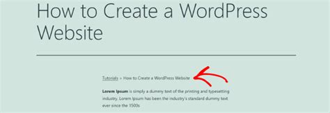 How To Display Breadcrumb Navigation Links In Wordpress