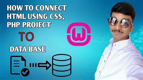 How To Connect Html Using Php And Css Project To Database Using Wamp