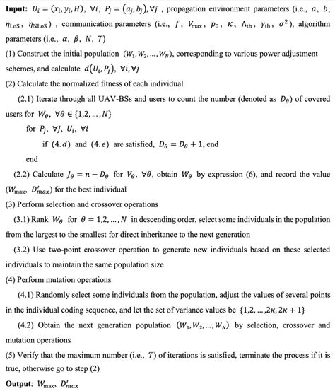 Pseudocode 4 Power Adjustment Algorithm Download Scientific Diagram