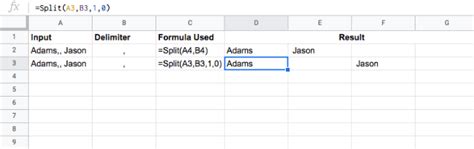 How To Use The SPLIT Function In Google Sheets Sheetgo Blog