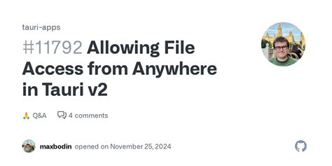 Allowing File Access From Anywhere In Tauri V2 · Tauri Apps