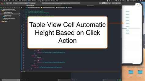 swift 5 tableviewcell automatic row height ios development youtube
