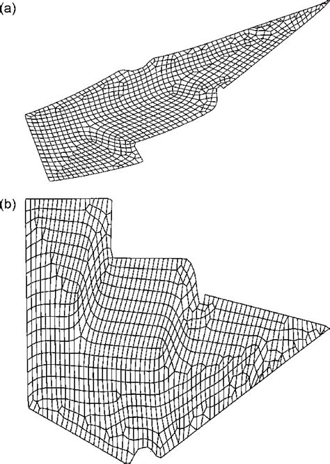 A 3d Mesh Of Trimmed Surface Model 3 B Uv Mesh Of Trimmed
