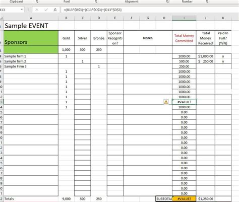Recurring But Inconsistent Value Error Rexcel
