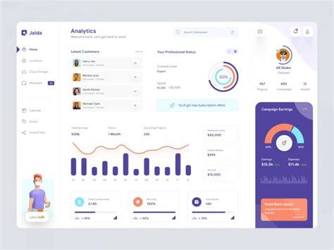 Freelancer Dashboard Ui Concept Freebie For Figma And Adobe Xd