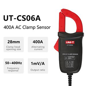UNI T UT CS A A AC Current Clamp Sensor UT UT C UT C Multimeter Option Current Clamp