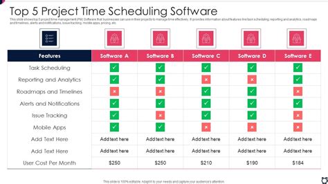 Top Project Time Scheduling Software Portrait PDF