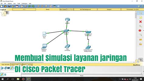 Cara Membuat Simulasi Jaringan Dengan Aplikasi Packet Tracer Youtube Images
