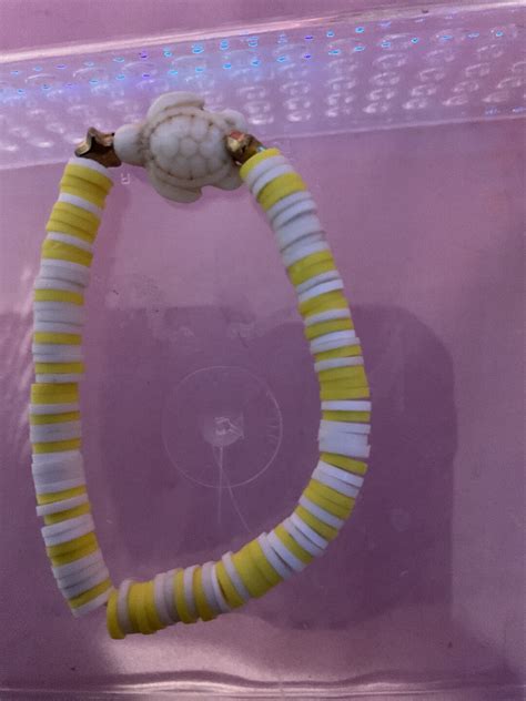 Yellow Turtle Braclet Etsy