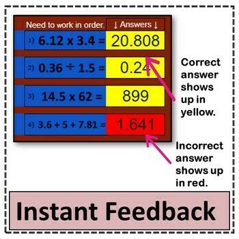 Mixed Operations With Decimals Color By Number Digital Activity NBT