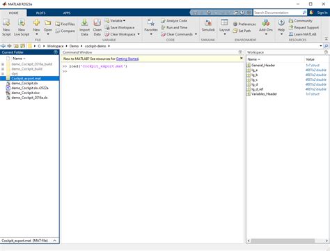 Working With MAT Files Exported From Cockpit Imperix
