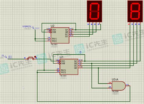 74ls93引脚功能规格参数应用电路图 Ic先生