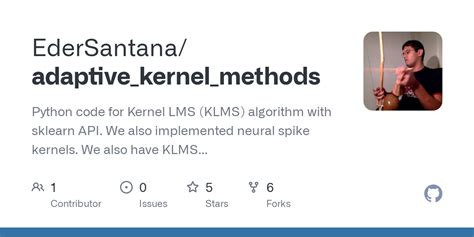 GitHub EderSantana Adaptive Kernel Methods Python Code For Kernel LMS KLMS Algorithm With