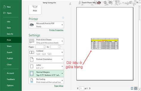 căn lề margin trong excel học excel cơ bản viettuts