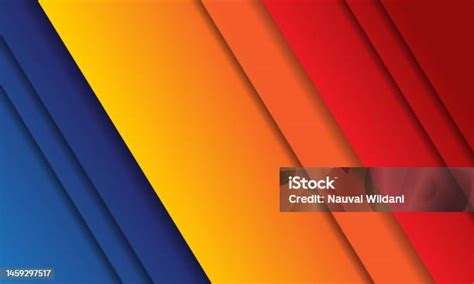 파란색 주황색 빨간색 종이 레이어가 있는 추상 3d 배경 슬라이스된 모양의 벡터 기하학적 그림입니다 그래픽 디자인 요소 최소한의 디자인 비즈니스 프리젠 테이션을위한 장식 0