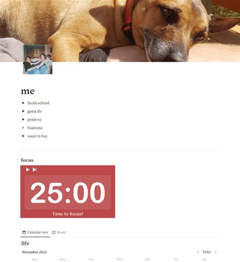 Pomodoro Timer Embedded Works Perfectly Rnotion