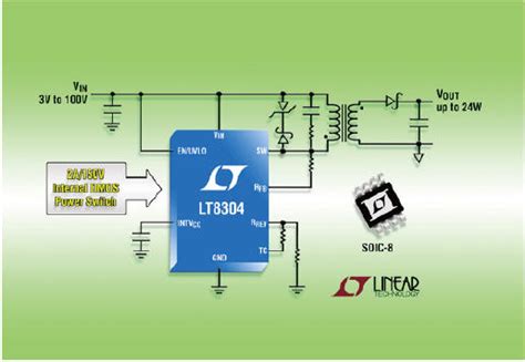 리니어 테크놀로지 옵토커플러 필요 없는 모놀리식 플라이백 레귤레이터
