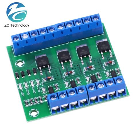 MOS FET F S Channels Pulse Trigger Switch Controller PWM Input Steady For Motor LED Way