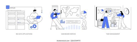 Big Data Analytics Abstract Concept Vector Stock Vector Royalty Free 2261554973 Shutterstock