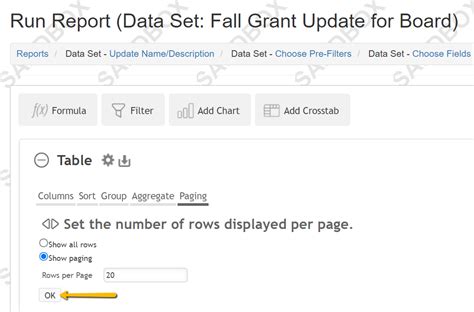 Columns And Paging In A Report Foundant Technologies