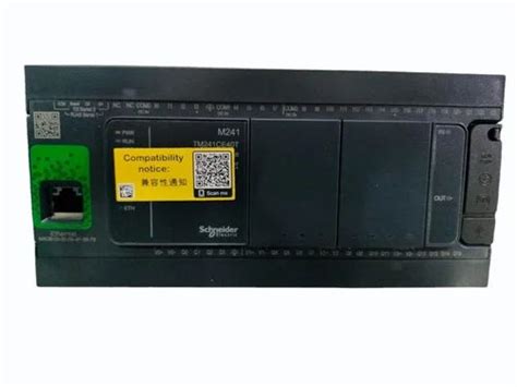 7 Segment LED Din Rail Schneider Electric Modicon TM241 Logic Controller PLC Panel Current