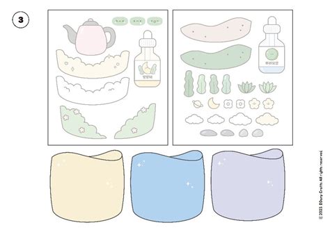 Ddanny Crafts Marimo Set Play [•3] ตุ๊กตากระดาษ งานฝีมือง่ายๆ งานฝีมือจากกระดาษ