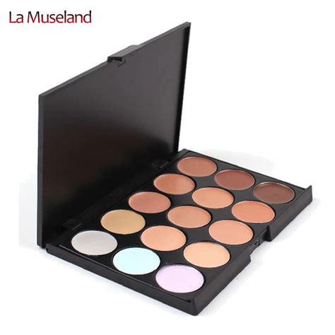 프로페셔널 15 컬러 컨실러 위장 메이크업 뉴트럴 팔레트 페이스 케어 화장품 3015professional 15 Colors