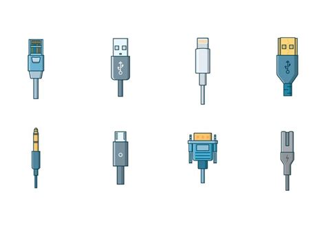 Free Cable Connector Vector 127652 Vector Art At Vecteezy