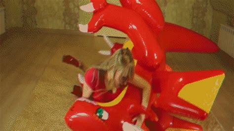 Alla Has S With A Huge Inflatable Dragon Allaalexinflatable Clips Sale