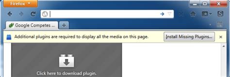 how to disable firefox missing plugin notifications