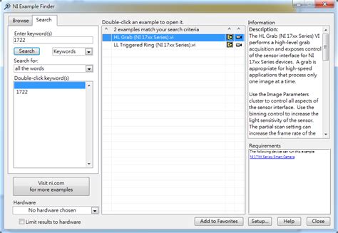 使用 Vision Builder Ai 讀取 Ni 1722 影像 Ni Community
