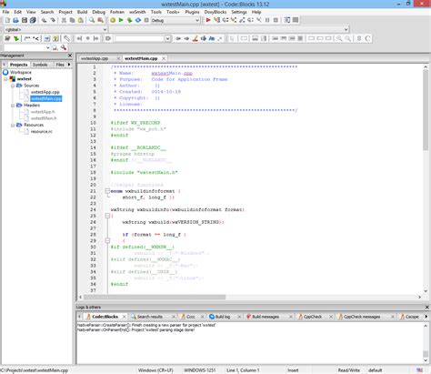 Компиляция библиотеки Wxwidgets в Codeblocks