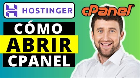 Cómo Abrir cPanel en Hostinger YouTube