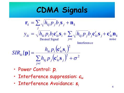 Ppt Power Control Interference Suppression And Interference