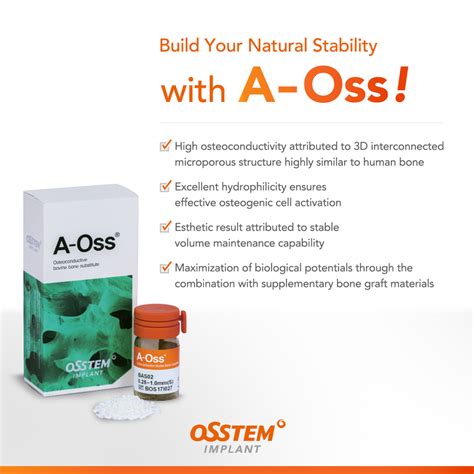 Osstem Thailand A Oss 🐄🧡 Bovine Bone Graft Material