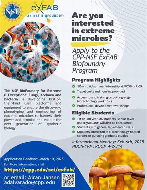 ExFAB CSU Scholars Program Overview
