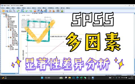 【spss数据分析】如何快速完成多因素显著性差异分析 视频下载 Video Downloader