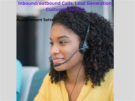 Appointment Setter Cold Calling Inboundoutbound Calls Customer
